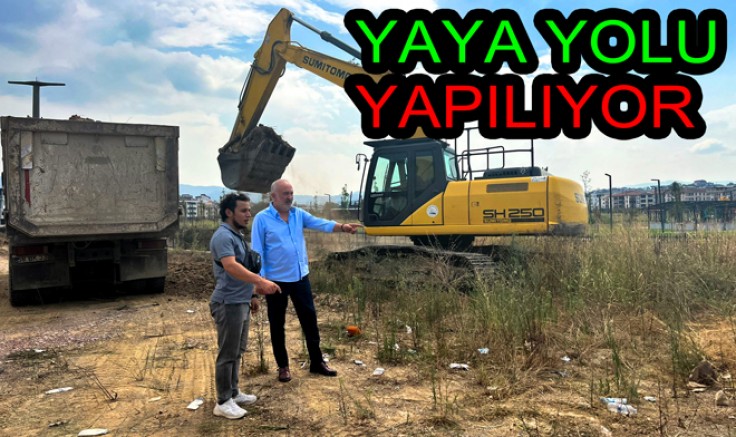ÇİftlİkkÖye Yenİ YÜrÜŞ Yolu Yapiliyor Yalova Her Zaman Doğruyu Gösterir