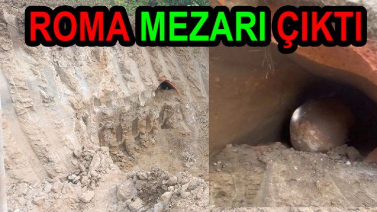 TEMEL KAZISINDA ROMA MEZARI ÇIKTI - GÜNDEM - Her zaman doğruyu gösterir